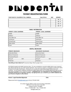 Dino Dental NP Paperwork (1) | Dino Dental